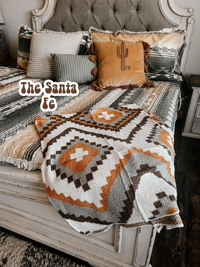 Dream Me Western Plush Blanket – Rocking J Co.